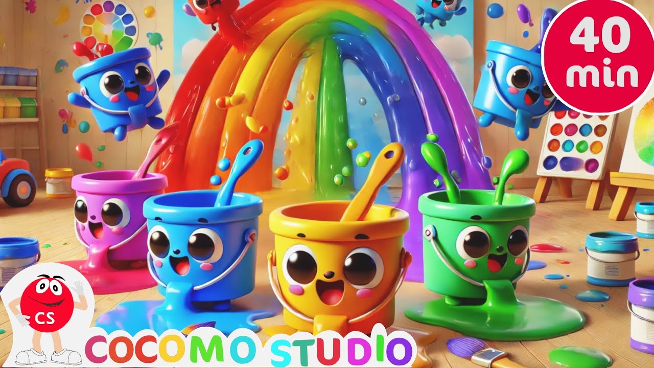 Let's Learn The Colors + ABC Song | Cartoon Animation Color Song for ...