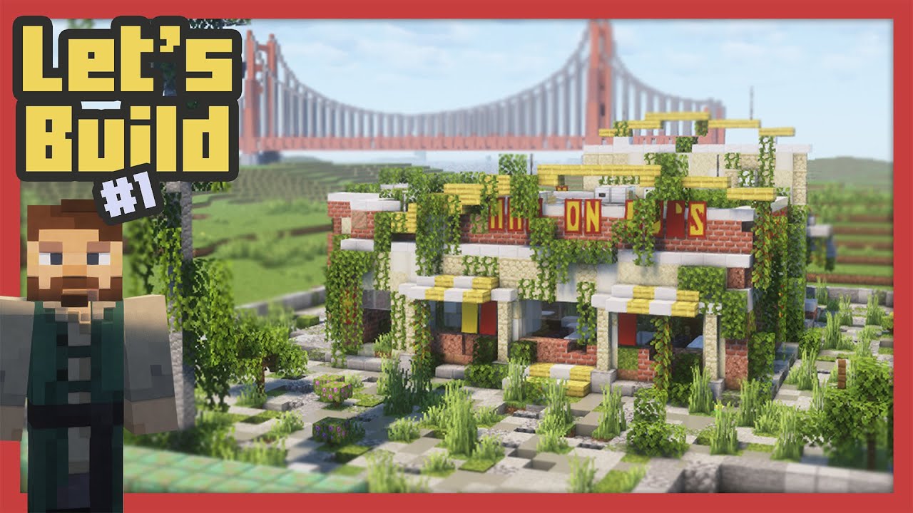 An Abandoned McDonald's In Minecraft (Let's Build #1) - YouTube
