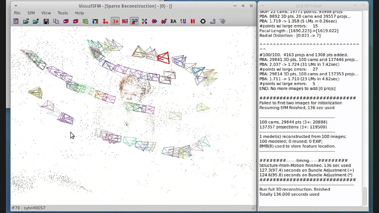 VisualSFM and Agisoft Point Clouds / 3D From Video - YouTube