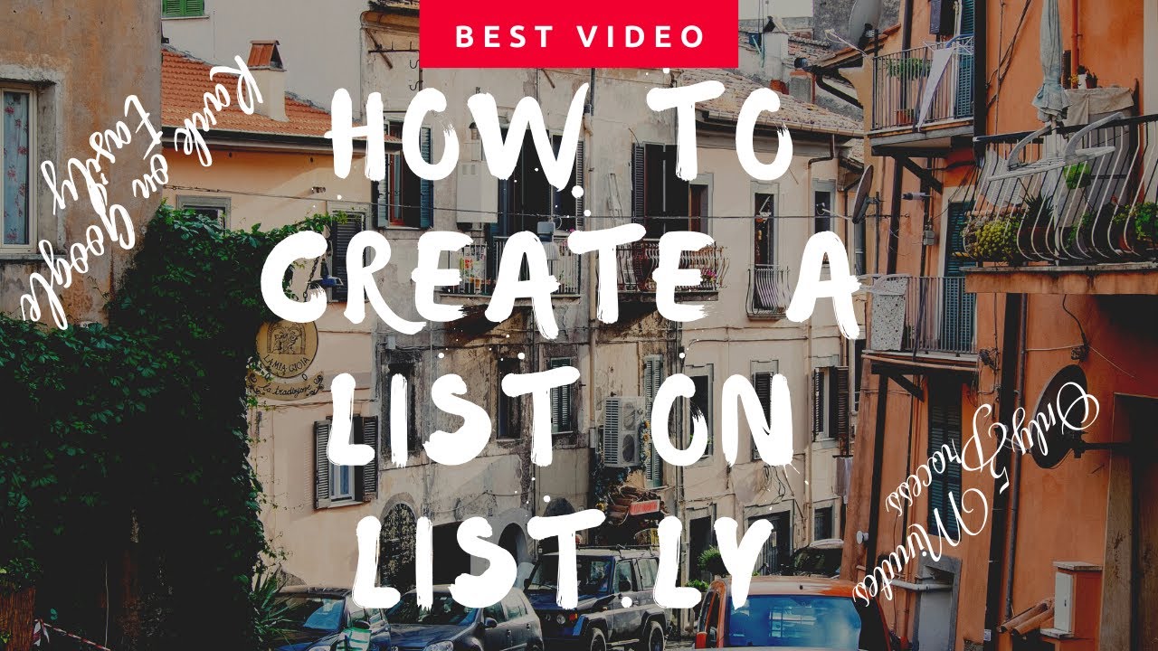 How to Make a List in Listly and Rank on Google Quickly - YouTube