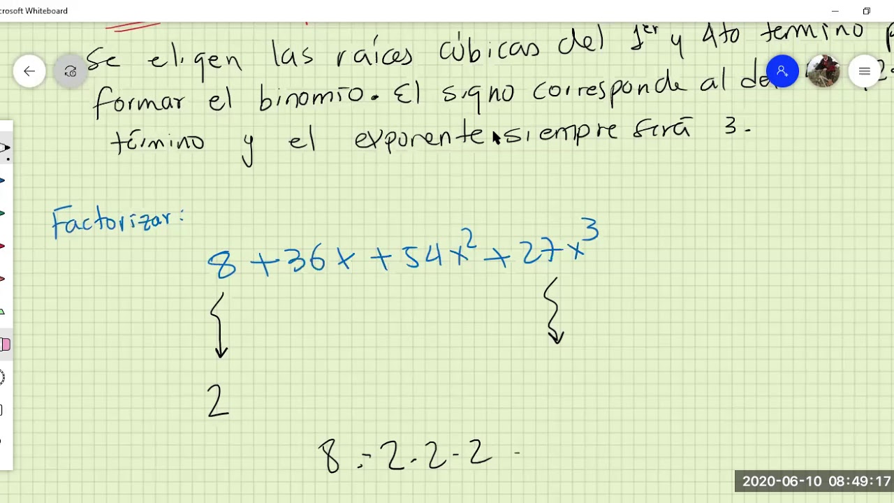 T8 | CUBO PERFECTO DE BINOMIOS | FACTORIZACIÓN | ÁLGEBRA | MATEMÁTICAS ...