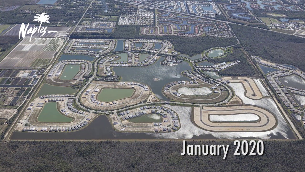 Naples Reserve Aerial Update January 2020 - YouTube