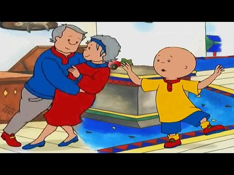 New Caillou │Dansing at grandma's│ Сhildren's cartoon - YouTube