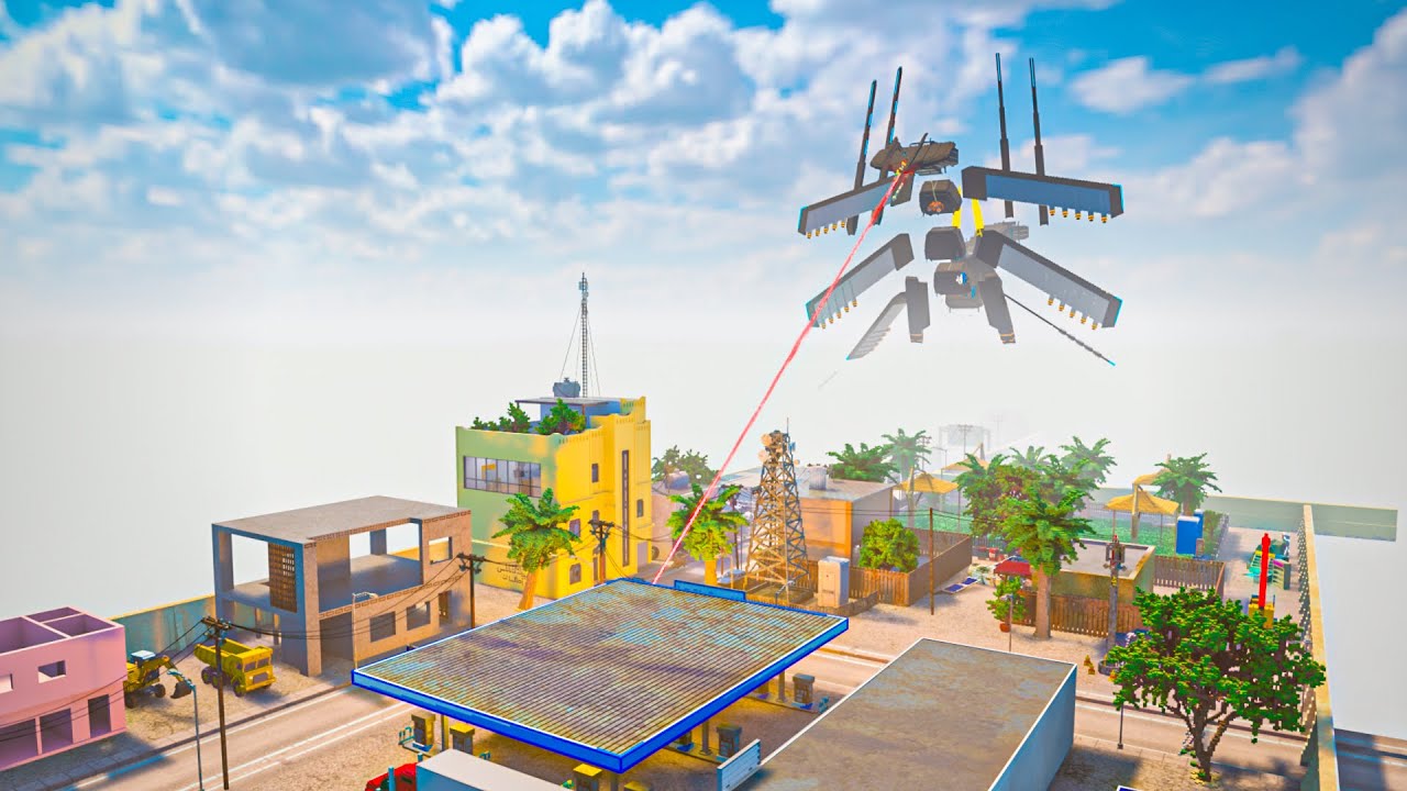 Basilisco Attacks the Al Nakheel town - Teardown - YouTube