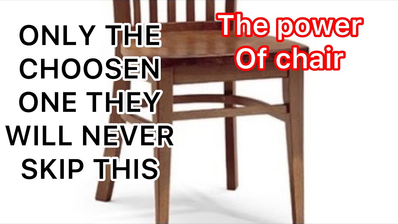 The power of the chair only spell and manifestation - YouTube