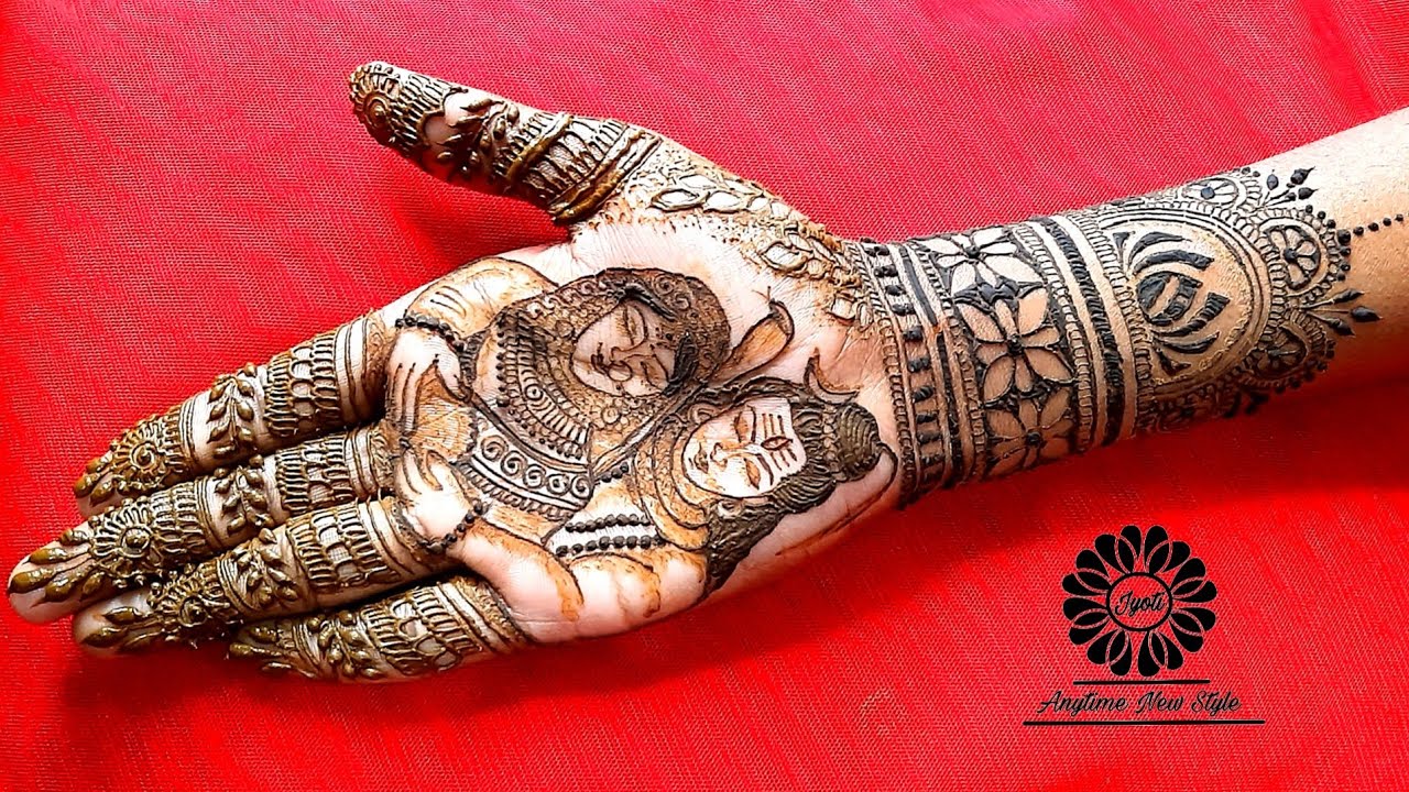 Shiva Parvati Mehndi Design 2022 |teej special mehndi design |shivratri ...