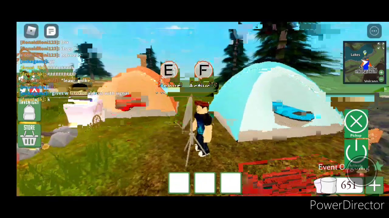 Lets go camping (roblox backpacking) - YouTube