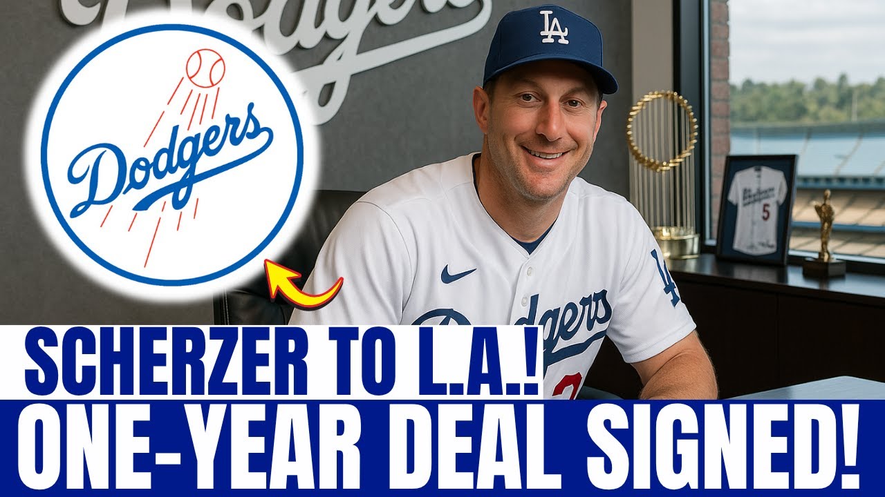 MAX SCHERZER SIGNS 1-YEAR DEAL TO RETURN TO L.A. IN STUNNING MOVE ...