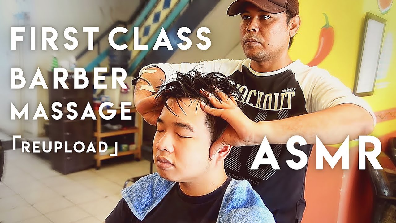 ASMR Relaxing First Class Barber Massage - YouTube