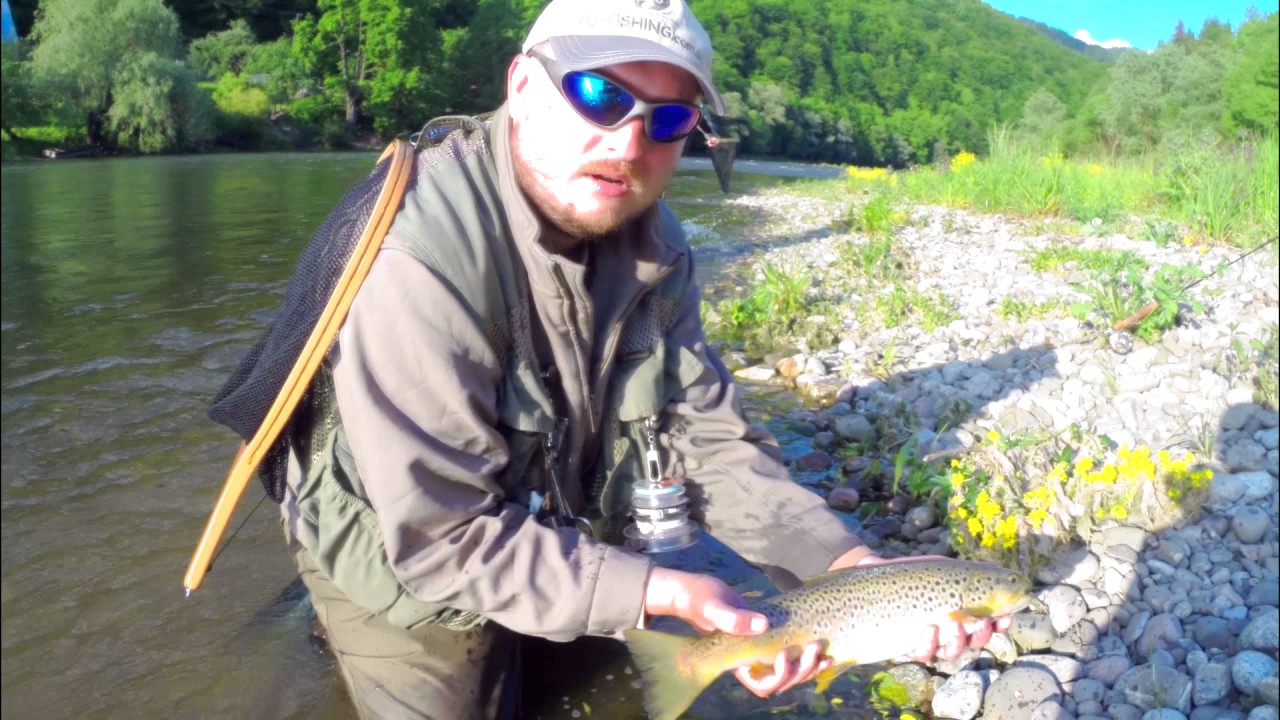 Fly fishing OS Dunajec - YouTube