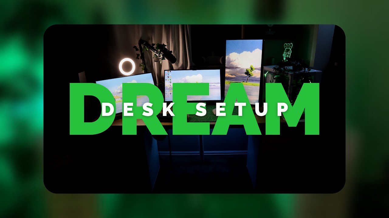 I Built The DREAM CUSTOM Streamer Desk Setup ! - YouTube
