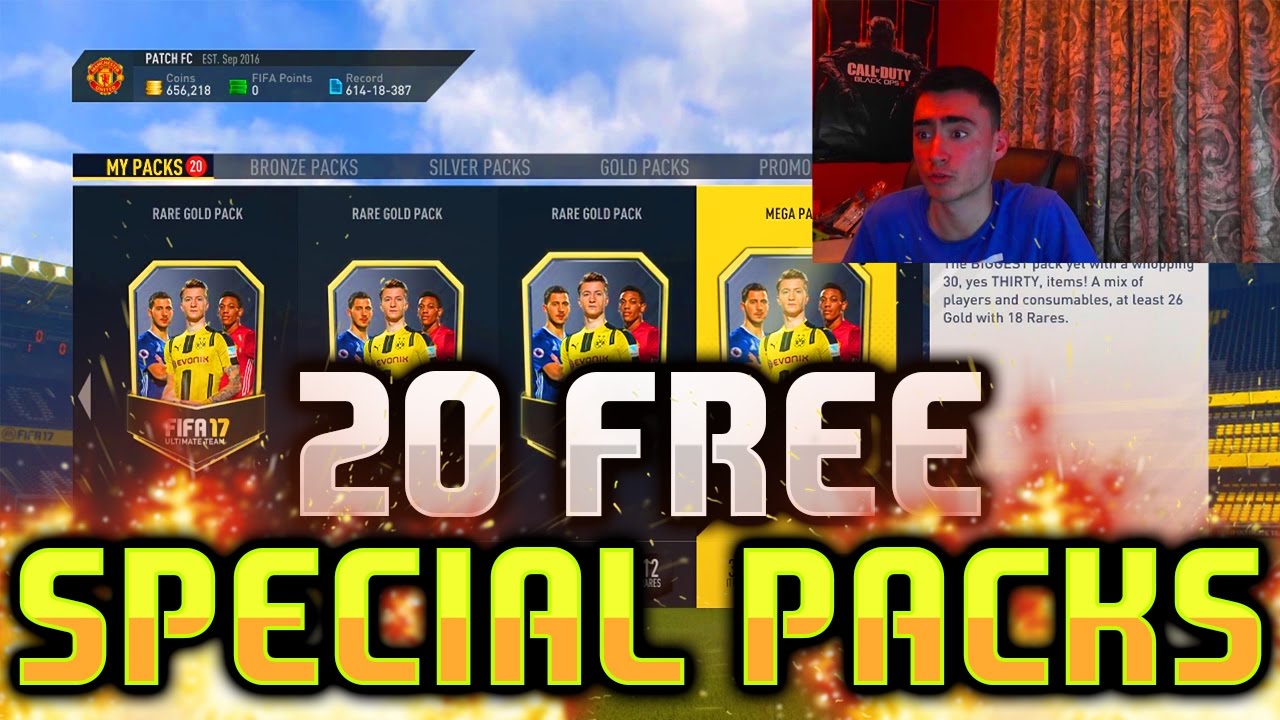 20 FREE SPECIAL PACKS! - FIFA 17 PACK OPENING!! - YouTube