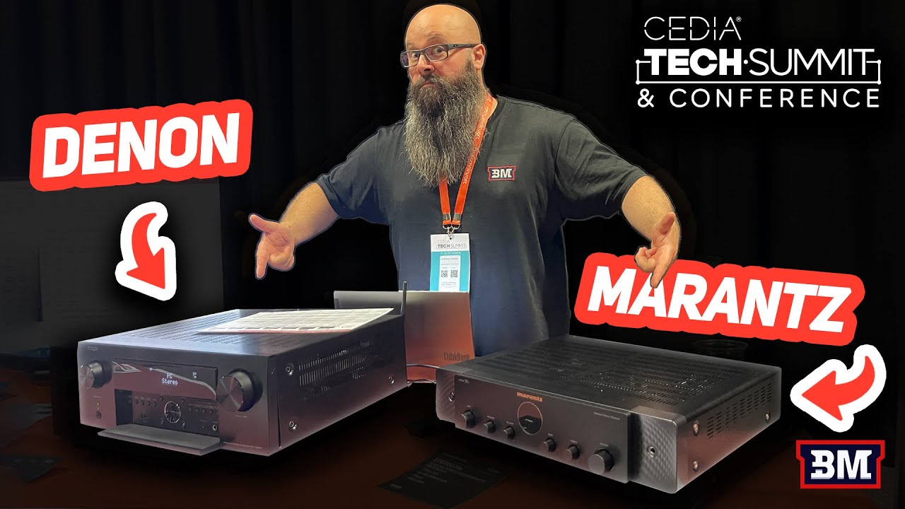 *NEW* Denon & Marantz Cinema Series Receivers // Cedia 2023 Tech Summit - YouTube