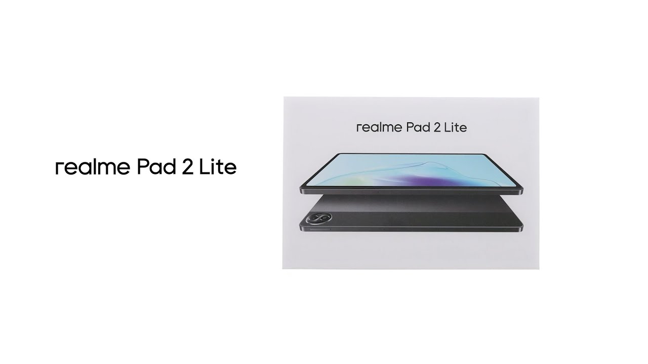 From work to entertainment, the #realmePad2Lite has you covered! - YouTube