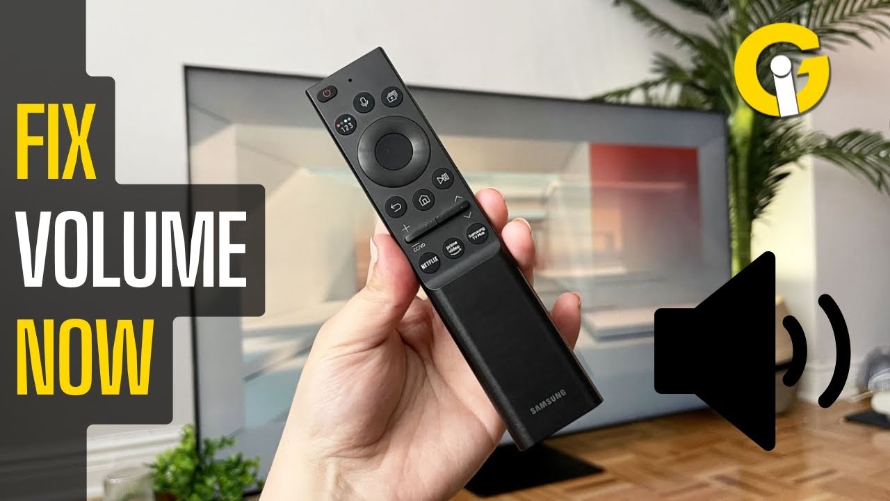 Samsung TV Volume Issue? Here’s How to Fix It - YouTube