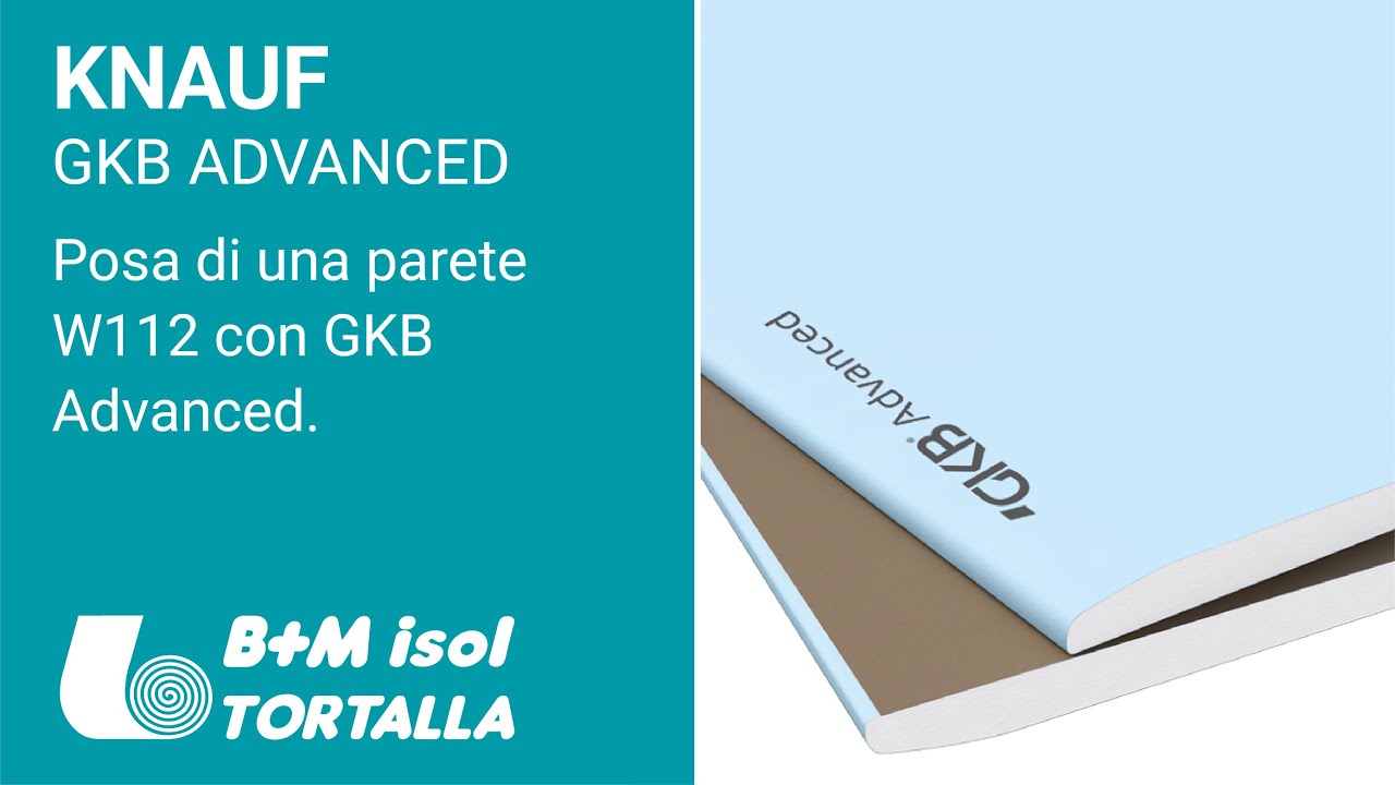 KNAUF GKB Advanced - Posa di una parete W112 con GKB Advanced - YouTube