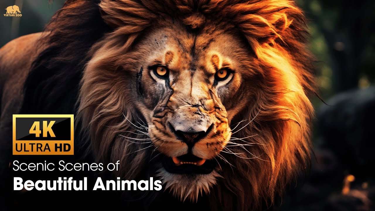 Scenic Scenes of Beautiful Animal Planet 4k Video Ultra HD With ...