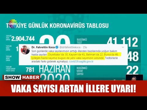 Vaka sayısı artan illere uyarı!