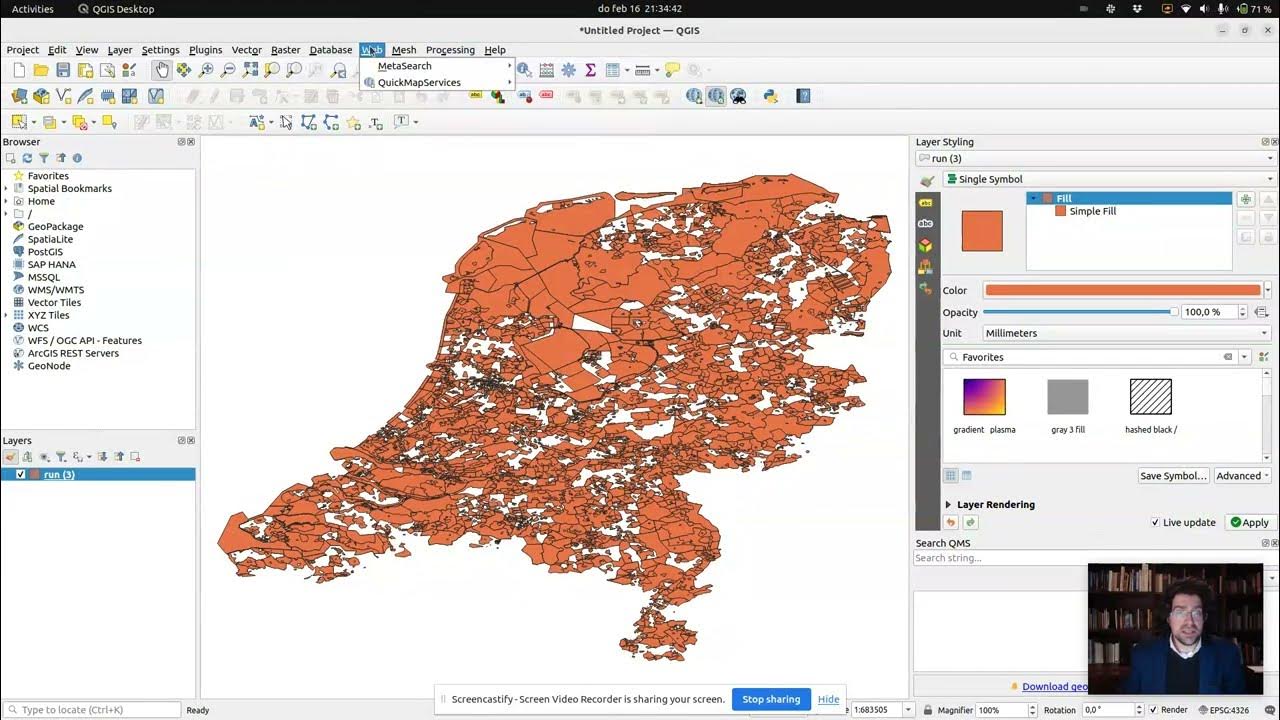Use GeoSPARQL to import data into QGIS with TriplyDB - YouTube