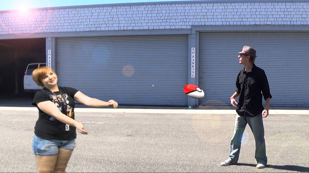 Updated pokeball throw - YouTube