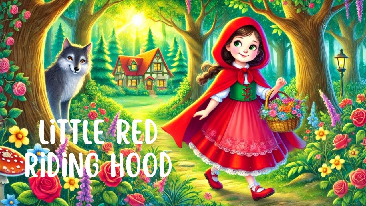 Little red riding hood fairy tale for kids - YouTube