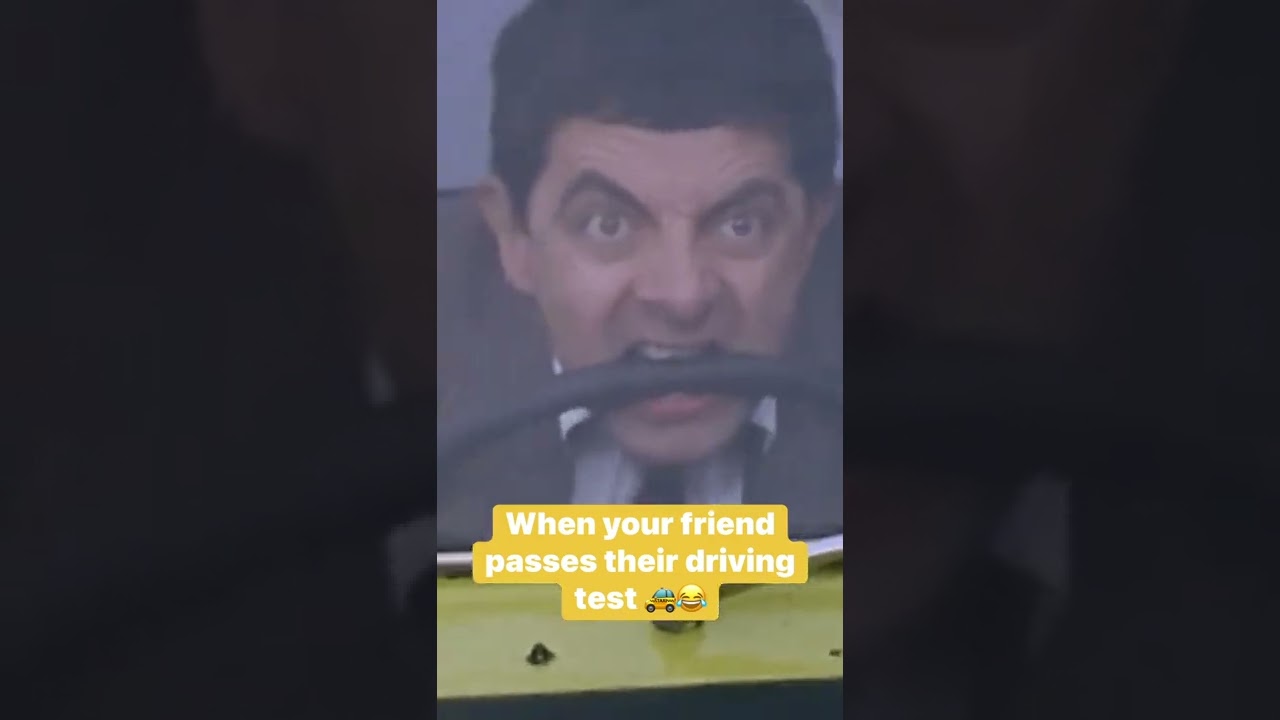 How Mr Bean Passed His Driving Test 🚗 | Mr Bean #shorts - YouTube