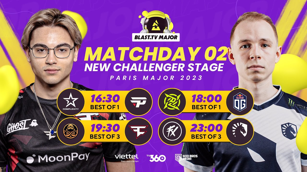 🏆 BLAST.TV PARIS MAJOR 2023 - NEW CHALLENGERS STAGE NGÀY 2 09.05 | CƠ ...