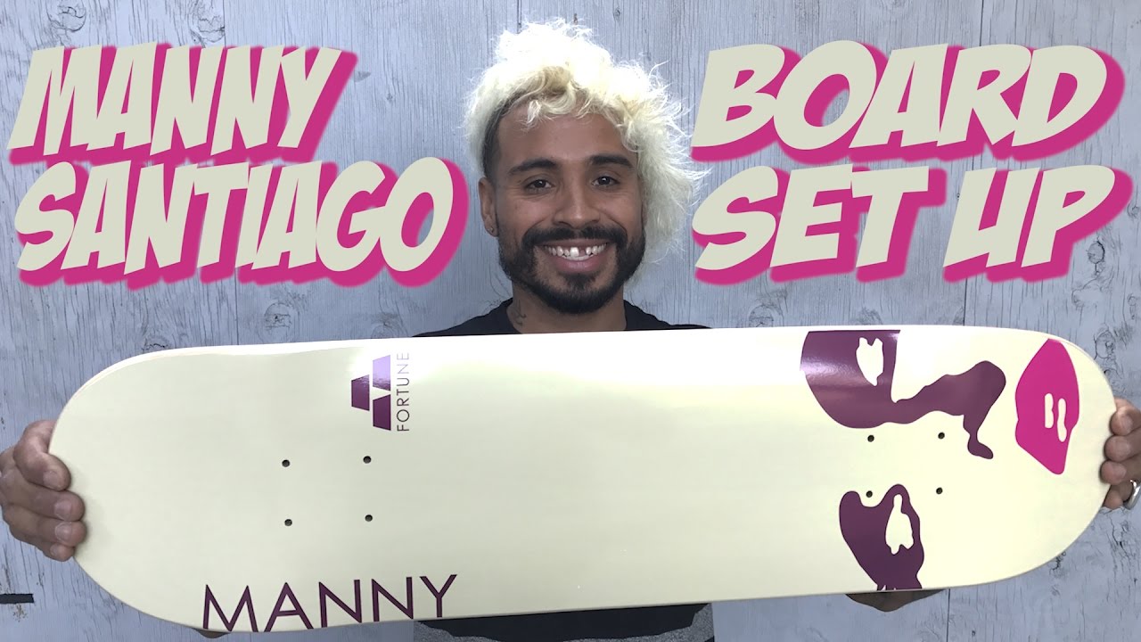 MANNY SANTIAGO BOARD SET UP & INTERVIEW !!! - YouTube