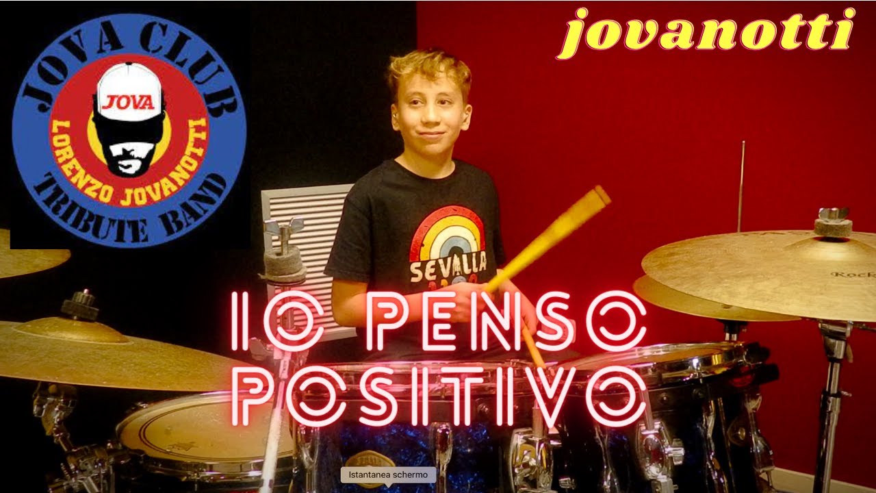 PENSO POSITIVO-jovanotti-Ale Curcio Drummer DRUM COVER - YouTube