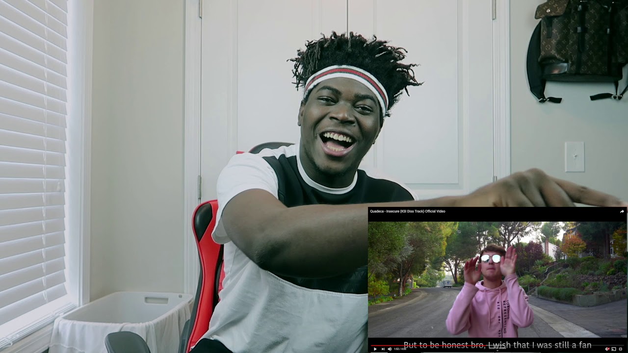 Quadeca - Insecure (KSI Diss Track) Official Video REACTION! - YouTube