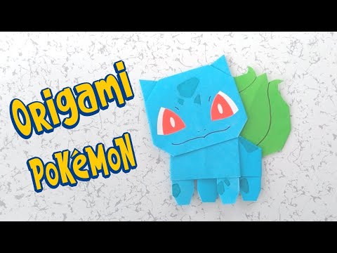 Pokémon | Origami | Bulbasaur - YouTube