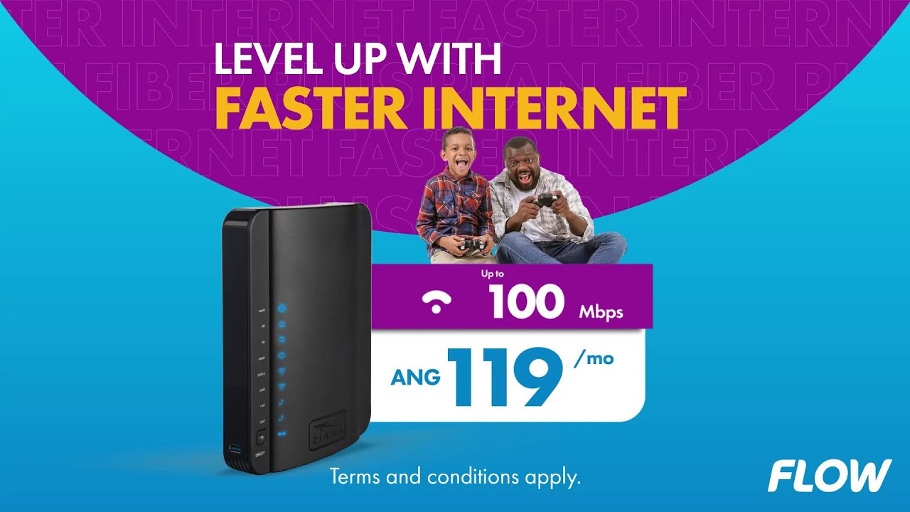 Flow Curacao - Fast Internet Plan - YouTube