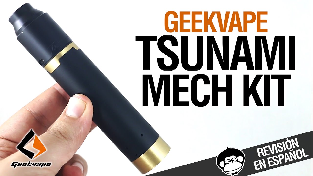 GeekVape TSUNAMI MECH KIT / Black Ring Plus + Tsunami PRO / revisión ...