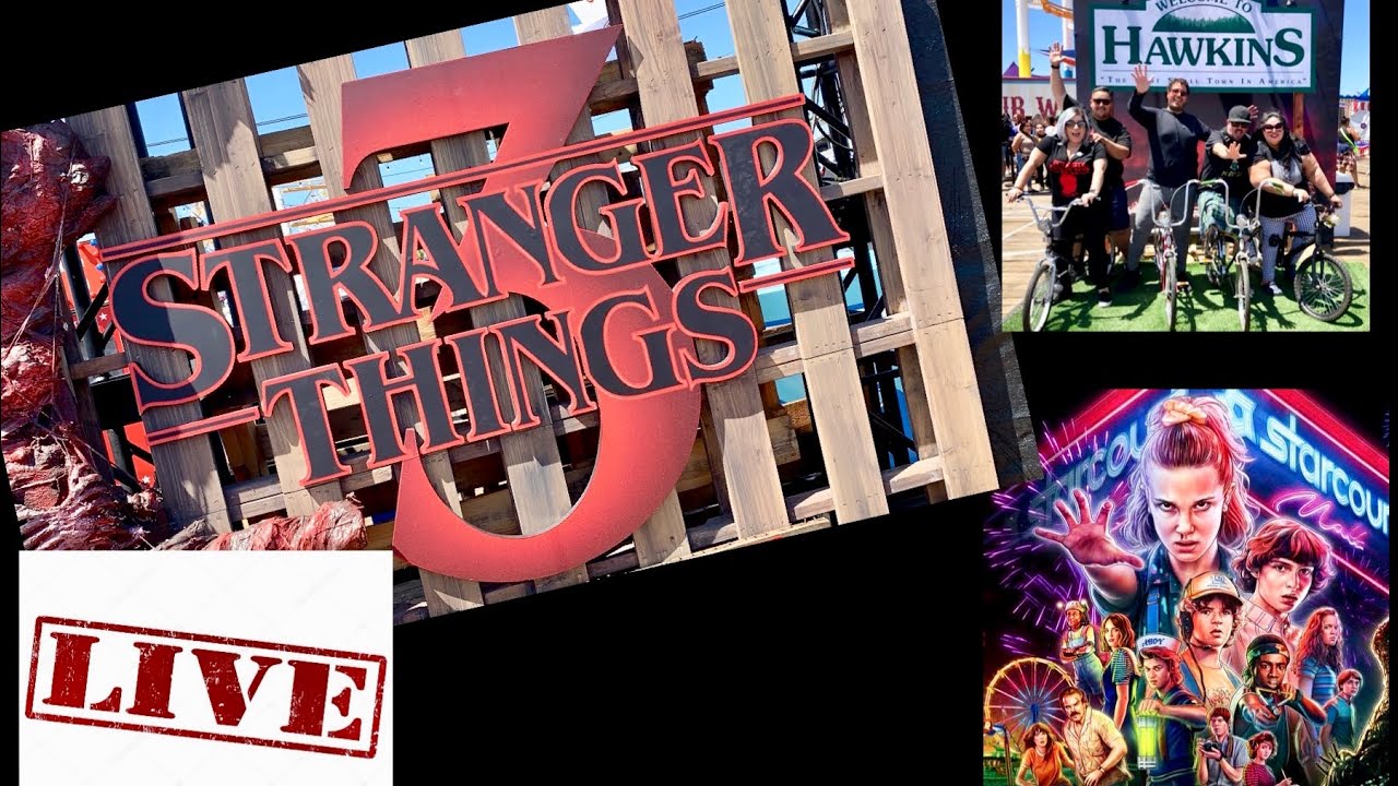 live From The Upside Down 🙃 Stranger Things Carnival at Santa Monica ...
