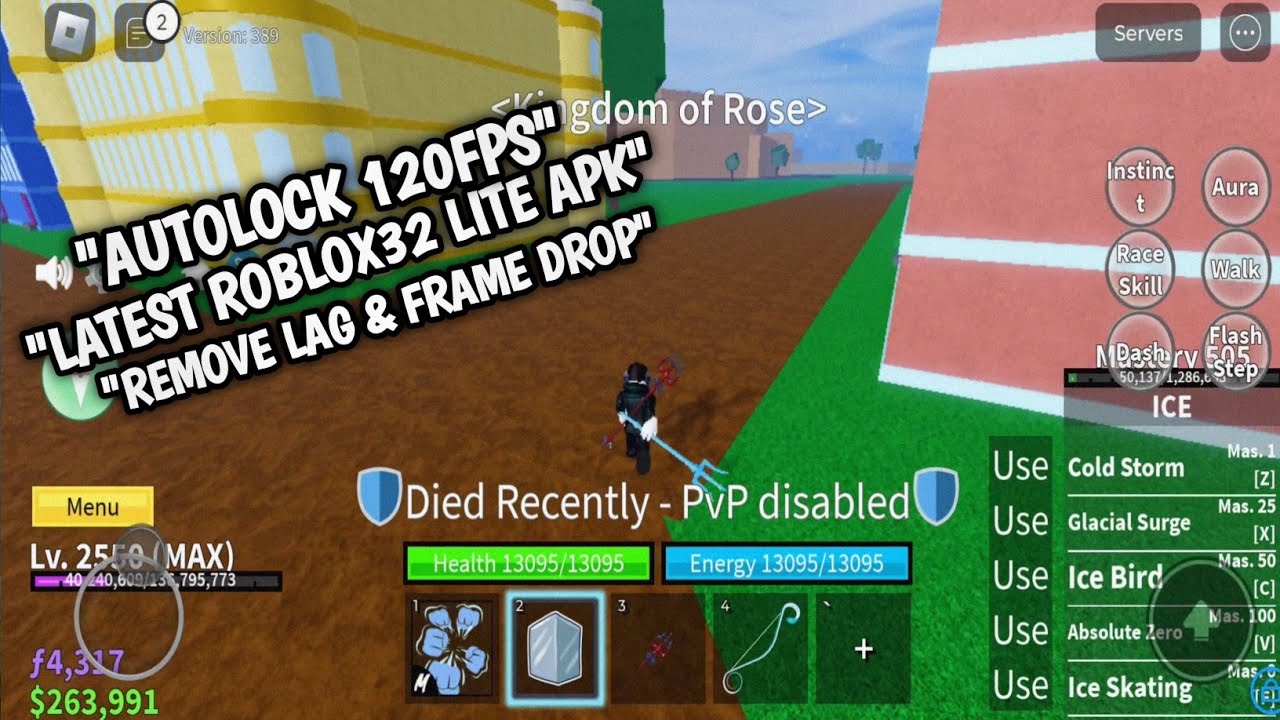 HOW TO FIX ROBLOX LAGS & FPS DROP NOT STABLE USING ROBLOX LITE APK ...