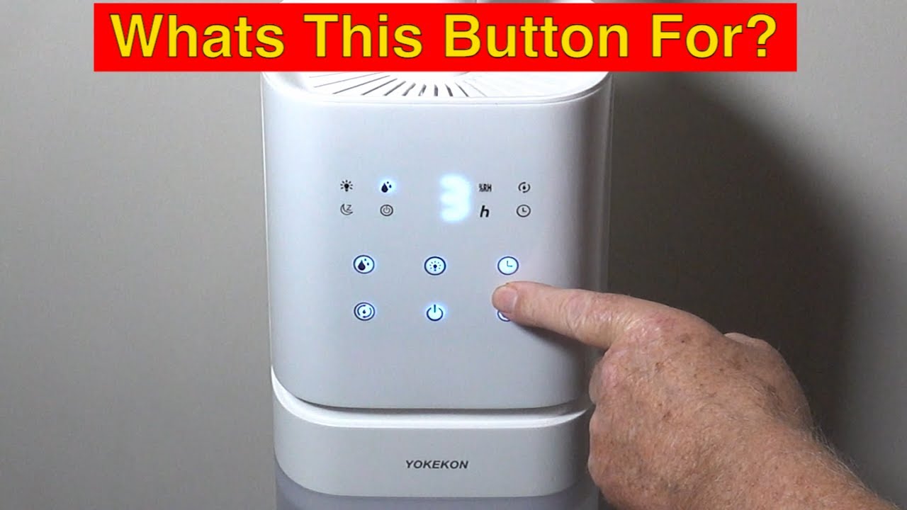 Large Room 8L Cool Mist Humidifier by Yokekon - YouTube