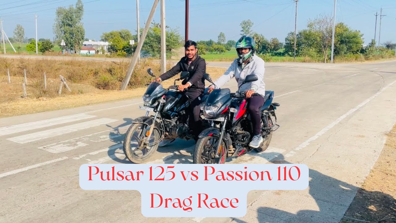 !!Pulsar 125 vs Passion Drag Race!! @nirmal_vlogs0858 - YouTube