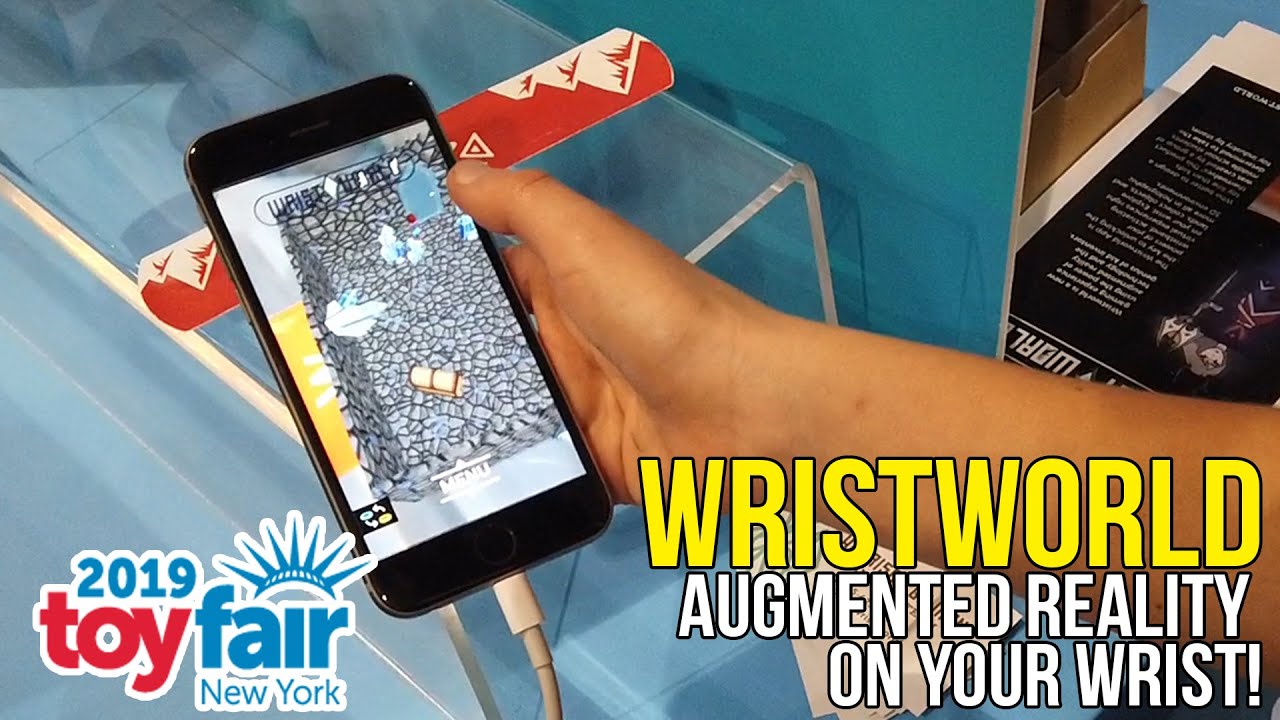 Augmented Reality on your Wrist! WristWorld at Toy Fair 2019! - YouTube