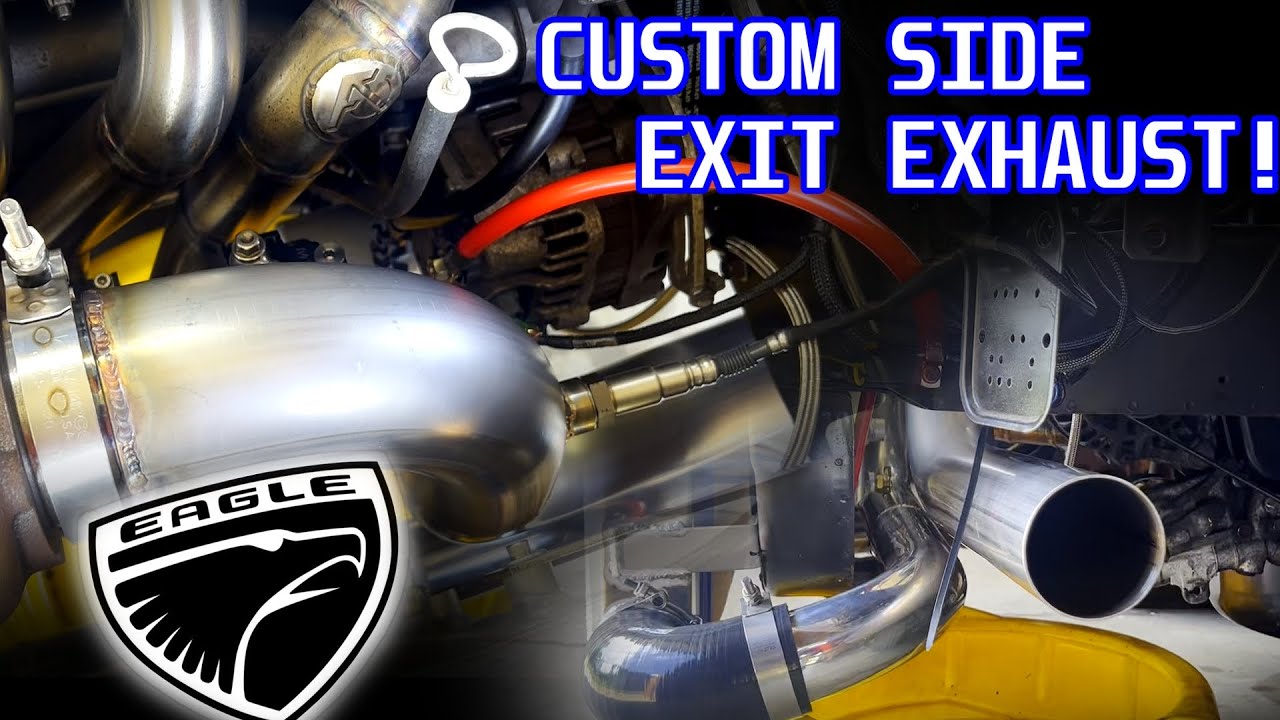 Building My First Custom Exhaust!!! (DSM Side Exit) - YouTube