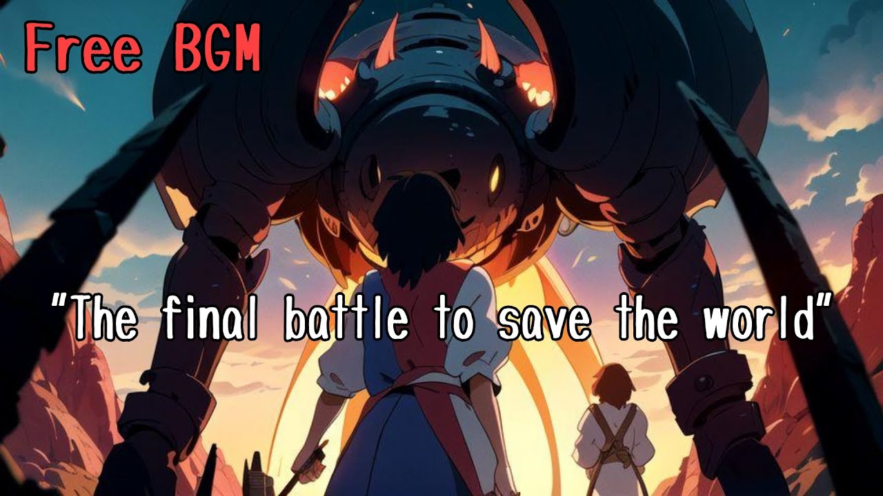 【FreeBGM】The final battle to save the world【free sound source】 - YouTube