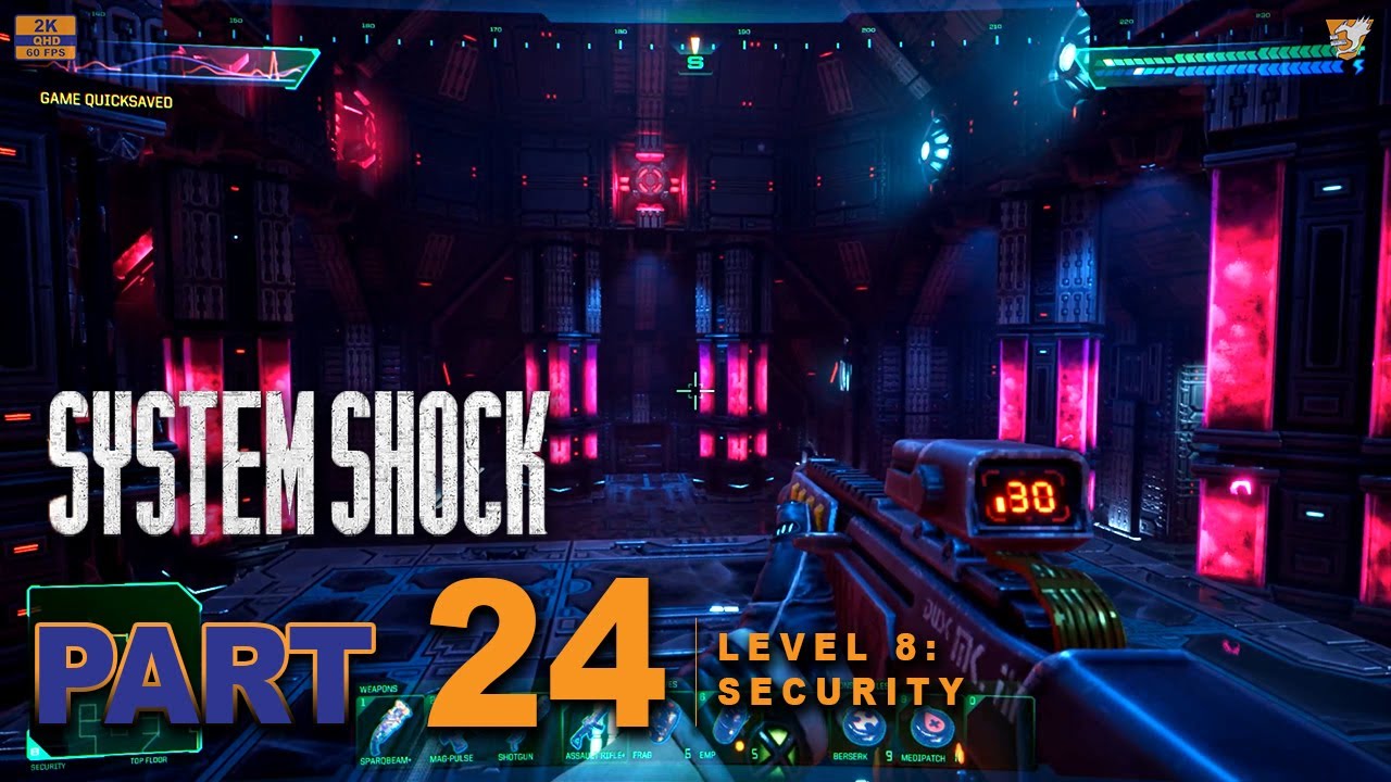 Level 8: Security | System Shock Remake (2023) Full Game Walkthrough ...