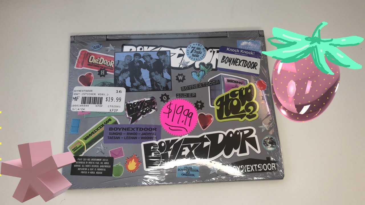 unboxing BOYNEXTDOOR 2nd EP - HOW? [sticker version (Sungho edition ...