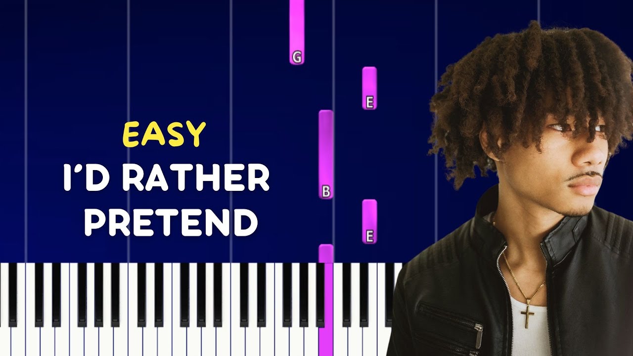 Bryant Barnes - Id Rather PRETEND | EASY piano tuto - YouTube