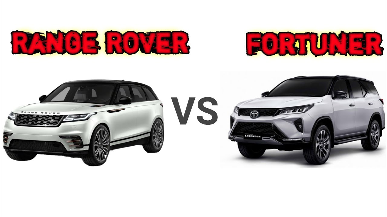Range Rover VS Fortuner | Exterior and interior design | Luxurious ...