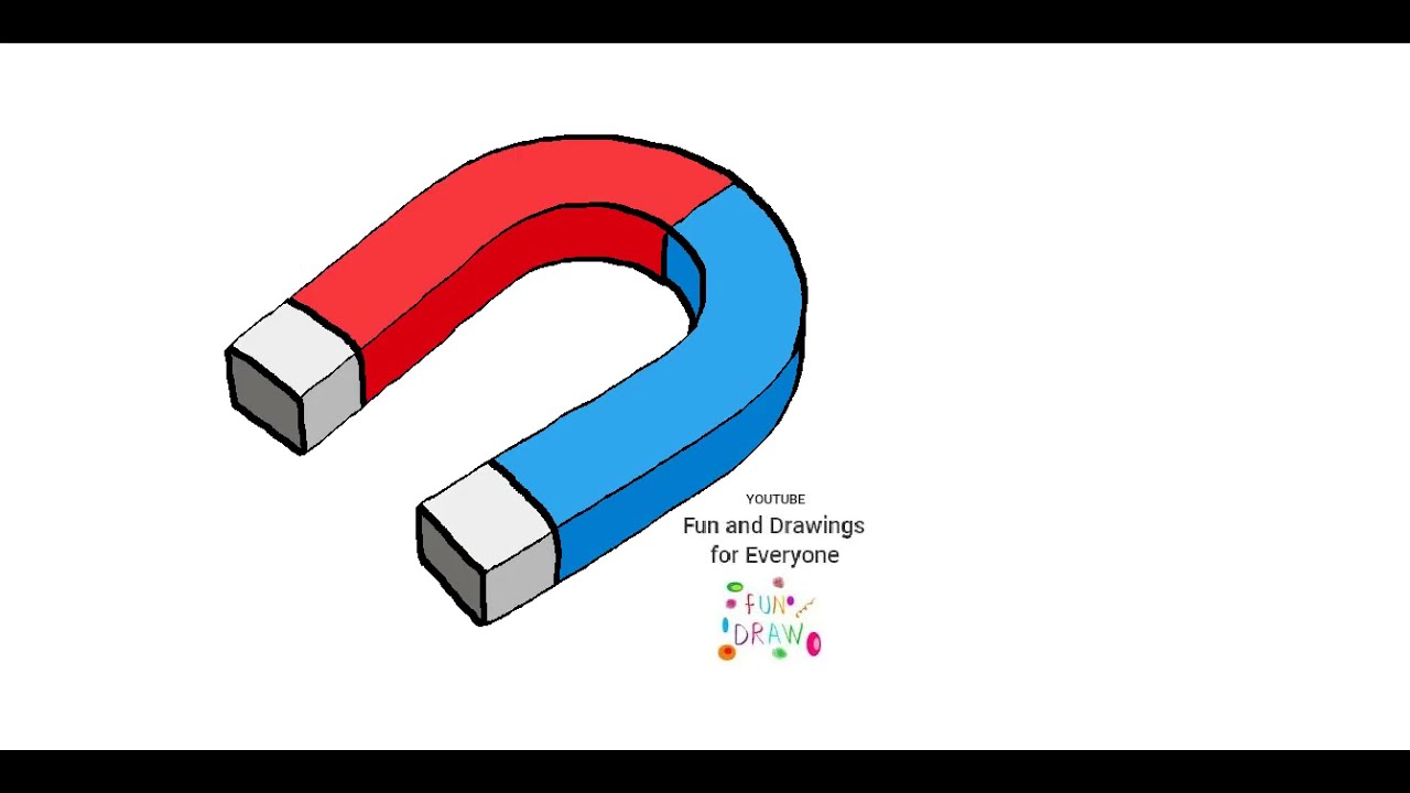 Cómo Dibujar un Imán de Herradura en 3D - YouTube