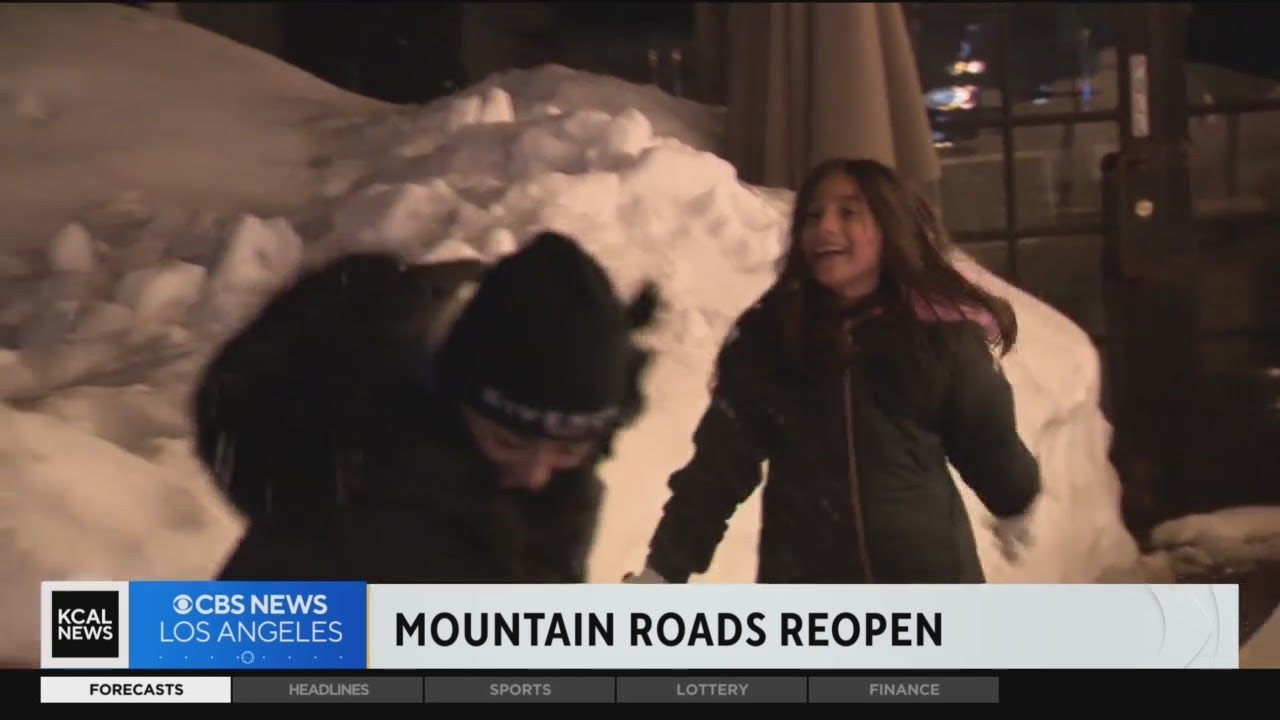 Mountain residents rejoice as roads reopen, tourists return - YouTube