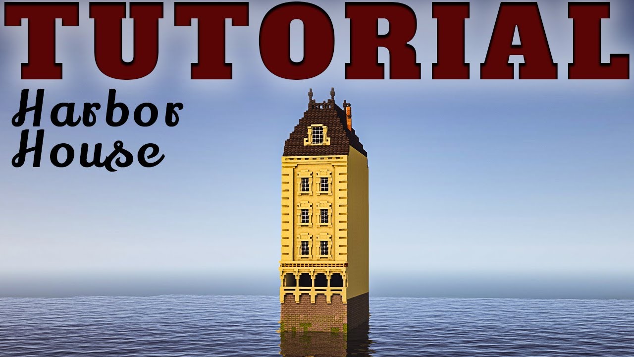 Minecraft | Medieval Harbor House (Tutorial) - YouTube