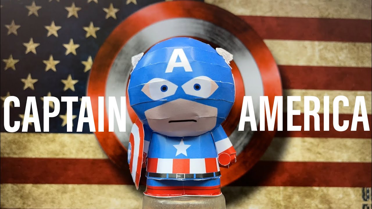 Park Captain America | PaperInside | Papercraft - YouTube