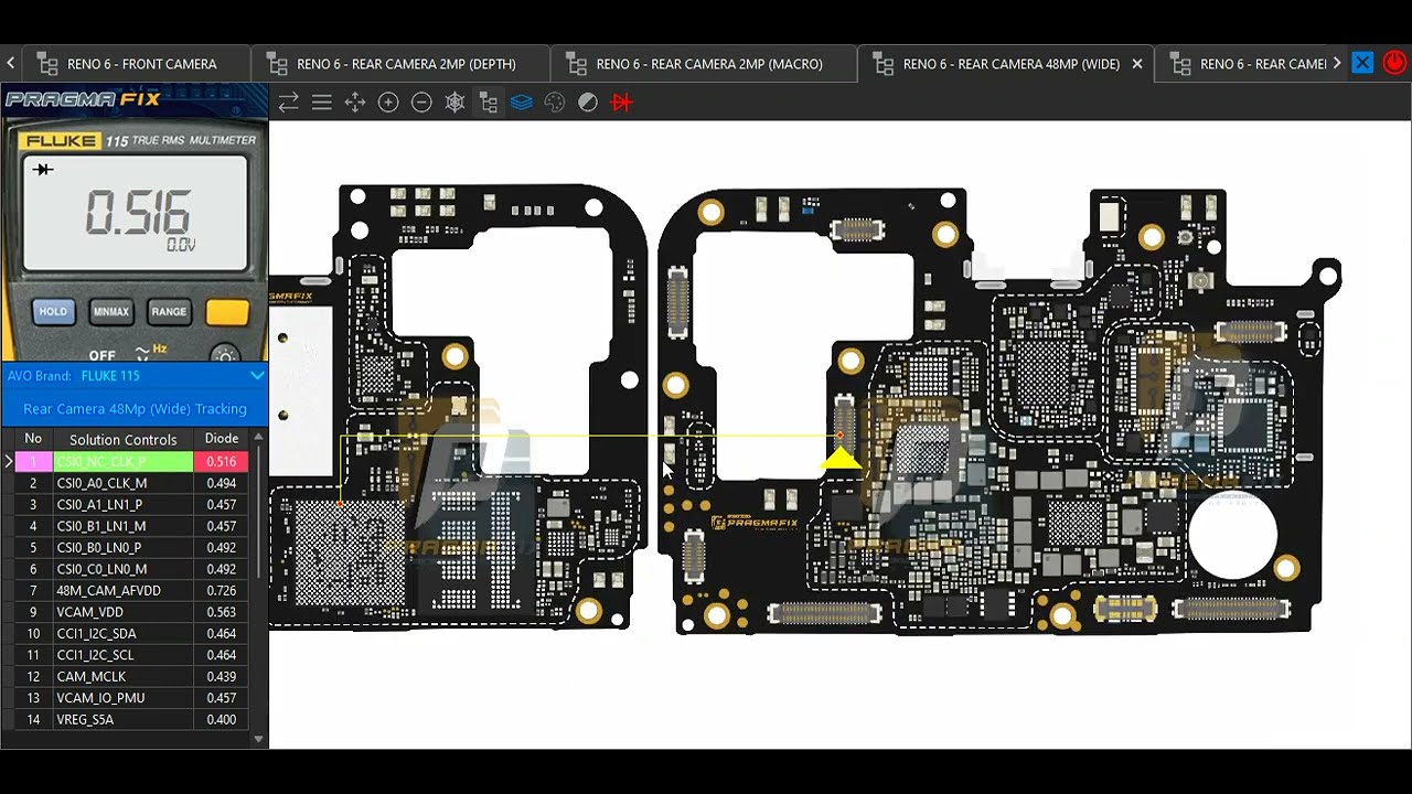 OPPO RENO 6 (CPH2235) : FRONT CAMERA WAYS, REAR CAMERA WAYS & WIFI ...