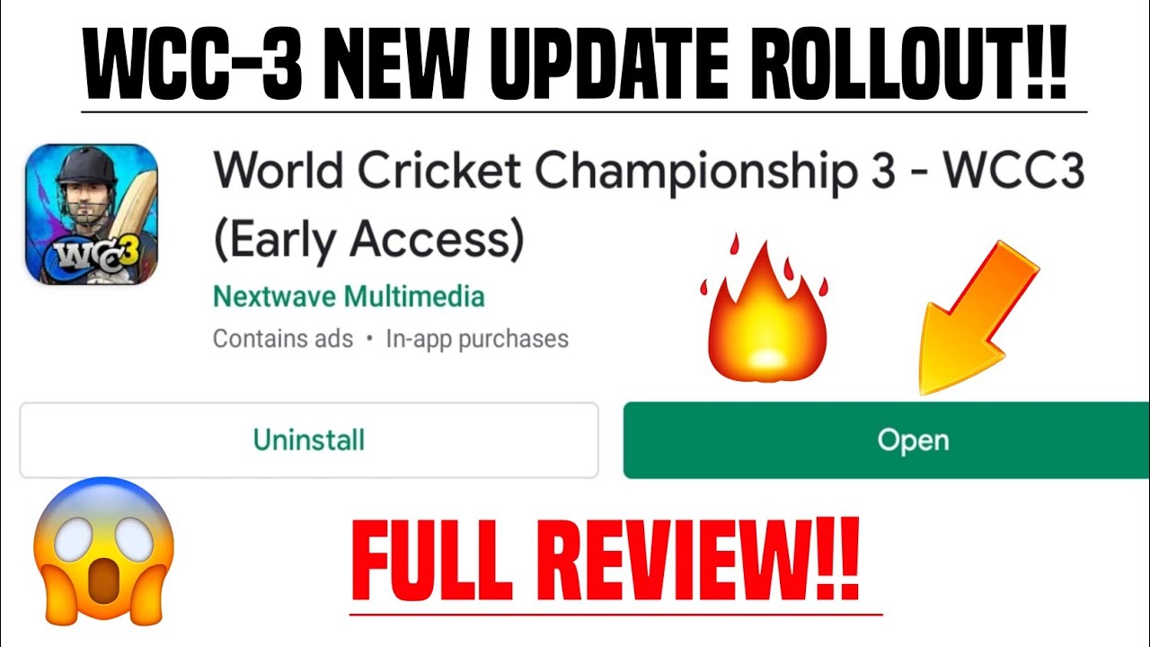 Wcc-3 new update rollout launched | Wcc-3 new update release date | Wcc ...